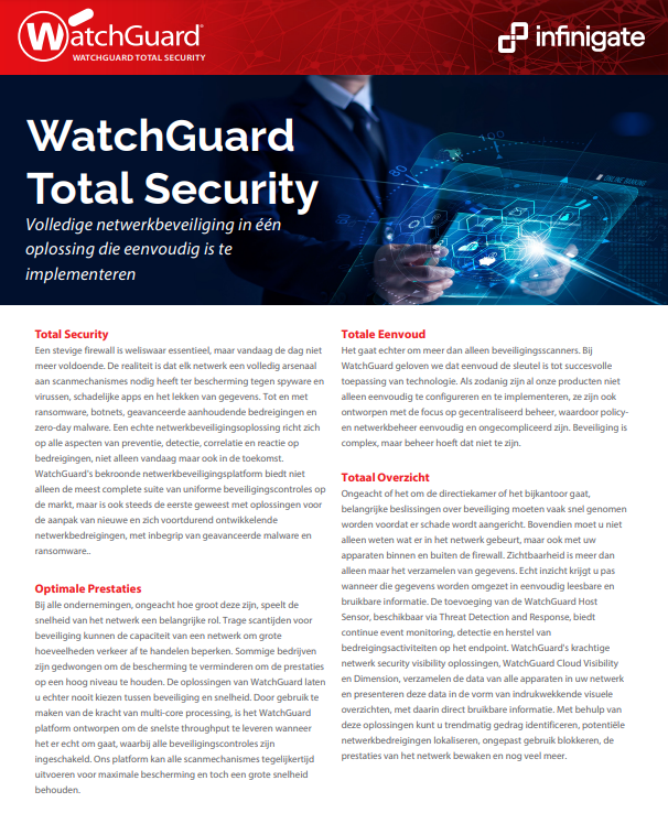 Infinigate & WatchGuard | Downloads